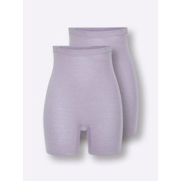 w&auml;schepur W&Auml;SCHEPUR Damen Lange Unterhose, Gr. 38flieder, meliert, 75% Baumwolle, 25% Elasthan, Unterhosen