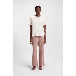 BOSS Damen Schlafanzug "CI Short Set", Gr. XL, braun, Jersey, Obermaterial: 95% Baumwolle, 5% Elasthan, Homewear-Sets, zweifarbig, Rundhals