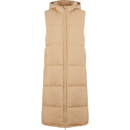 Urban Classics Weste Damen Gr&ouml;&szlig;e XXL beige