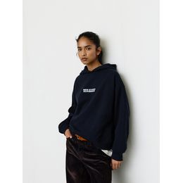 Pull&Bear Pull&bear Sweatshirt Damen Gr&ouml;&szlig;e M navy / wei&szlig;