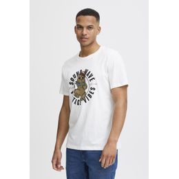 Blend Damen T-Shirt "BHTee"snow weiß, Gr. M, Web, 100% Baumwolle, Shirts, Lässiges T-Shirt mit Print