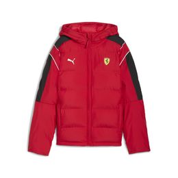 Puma Damen Daunenjacke "Scuderia Ferrari Sportswear MT7 Pufferjacke Jugendliche"rosso corsa rot, Gr. 122, Obermaterial: 100% Polyester; Futter: 100%