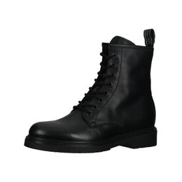 Nero Giardini Damen Schn&uuml;rstiefelette "Nero Giardini Stiefelette Leder", Gr. 39, schwarz, Leder, Schuhe