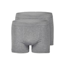 Seidensticker Herren Boxershorts "Schwarze Rose", Gr. M, grau, 95% Baumwolle, 5% Elasthan, unifarben, Unterhosen, Boxershorts Uni