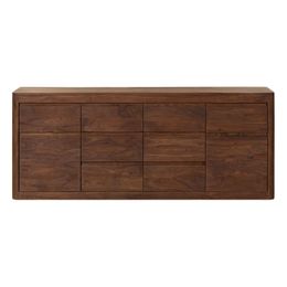 Sideboard Sheesham 200x40x80 rot-braun gebeizt TORONTO #170