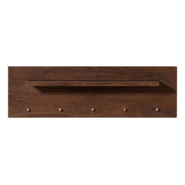 Wandgarderobe Sheesham 115x23x35 smoked cherry gebeizt TORONTO #172