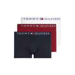 Damen Trunk "3P TRUNK WB", Tommy Hilfiger Underwear, Gr. S, bunt, Jersey, Obermaterial: 95% Baumwolle, 5% Elasthan, unifarben, Unterhosen, mit