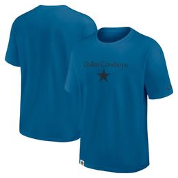 Nike Damen T-Shirt "Nike T-Shirt Dallas Cowboys Nike SS Loose Fit Cotton", blau, Gr. L, 100% Baumwolle, Shirts