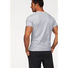 Herren T-Shirt, grau, Gr. XL, Fruit of the Loom, unifarben, Single Jersey, Obermaterial: 100% Baumwolle, Shirts, aus reiner Baumwolle