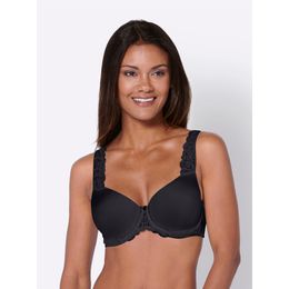 Viania Damen Schalen-BH, Gr. 95, schwarz, 77% Polyester, 13% Polyamid, 10% Elasthan, BHs
