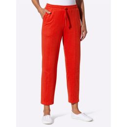 Classic Basics Damen 7/8-Hoserot, Gr. 44, unifarben, 60% Baumwolle, 40% Polyester, Hosen
