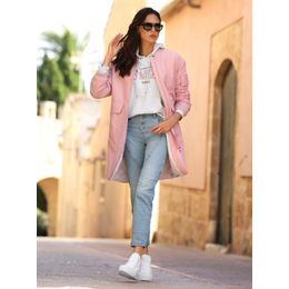 Kurzmantel Heine, Damen, Gr. 38, rosenquarz, 100% Polyester, Wattierung:100% Polyester, unifarben, unifarben mit Farbeinsatz, unifarben mit Farbeins&auml;tzen, M&auml;ntel Kurzmantel