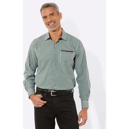 CLASSIC Herren Karohemdmoos, kariert, Gr. 41, gemustert, kariert, mehrfarbig, 50% Baumwolle, 50% Polyester, Hemden