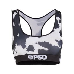 PSD Damen Sport-BH "PSD GIRL SPORTS BRA COW DESIGN", Gr. Lmulticolor, 88% Polyester, 12% Elasthan, BHs