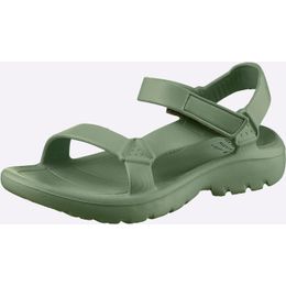 Badesandale Casual Looks, Damen, Gr. 37, khaki, Schuhe