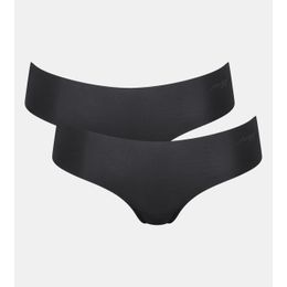 Sloggi Kinder Hipster "ZERO Microfibre 2.0", Gr. M, schwarz, Single Jersey, Obermaterial: 76% Polyamid, 24% Elasthan, Unterhosen, nahtlos,