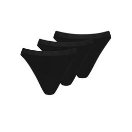 Mey Damen Minislip "Best of", Gr. 42, schwarz, Single Jersey, Obermaterial: 97% Baumwolle, 3% Elasthan, bedruckt, unifarben, Unterhosen, ohne