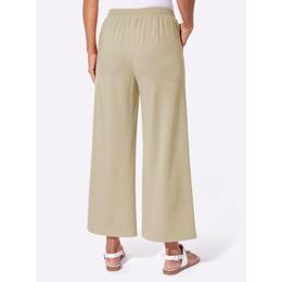 Inspirationen Damen Culottesand, Gr. 40, unifarben, 58% Viskose, 36% Polyamid, 6% Elasthan, Hosen