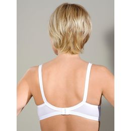 Sassa Mode SASSA Damen B&uuml;gelloser BH, Gr. 85, schwarz-wei&szlig;, 88% Polyamid, 12% Elasthan, BHs