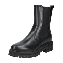 Nero Giardini Damen Stiefelette "Nero Giardini Stiefelette Leder/Textil", Gr. 40, schwarz, Leder, Textil, Schuhe