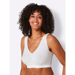 w&auml;schepur W&Auml;SCHEPUR Damen Bustier, Gr. 38, braun, 97% Baumwolle, 3% Elasthan, BHs