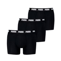 Puma Herren Boxershorts "Puma MEN EVERYDAY BOXERS 3P", Gr. Lschwarz, Obermaterial: 95% Baumwolle, 5% Elasthan, Unterhosen, mit Komfortbund