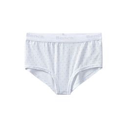Bench. M&auml;dchen Panty, Gr. 182, wei&szlig;, Single Jersey, Obermaterial: 92% Baumwolle, 8% Elasthan (LYCRA), bedruckt, Unterhosen, mit P&uuml;nktchen Print