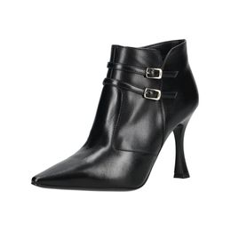 Nero Giardini Damen High-Heel-Stiefelette "Nero Giardini Stiefelette Leder", Gr. 39, schwarz, Leder, Schuhe