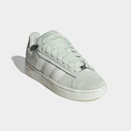 Damen Sneaker "GRAND COURT ALPHA 00S", adidas Sportswear, Gr. 37, weiß, Leder, Synthetik, Textil, Schuhe, Design inspiriert vom adidas Campus 00