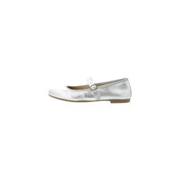 Ca'Shott CA'SHOTT Damen Ballerina "Ca'Shott Ballet flats CASELVIRA", Gr. 36silber, Obermaterial: 100% Leder, Schuhe