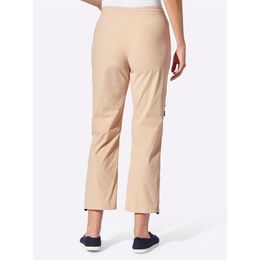 Casual Looks Damen Funktionshosebeige, Gr. 36, unifarben, 95% Polyamid, 5% Elasthan, Hosen