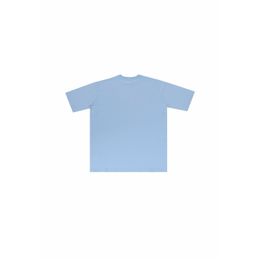 DROPSIZE Herren T-Shirt "Dropsize Regular Fit T-Shirt", blau, Gr. M, unifarben, 100% Baumwolle, Shirts