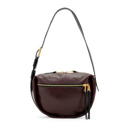 AllSaints Schultertasche 'NOEMIE' Damen Gr&ouml;&szlig;e One Size burgunder / schwarz