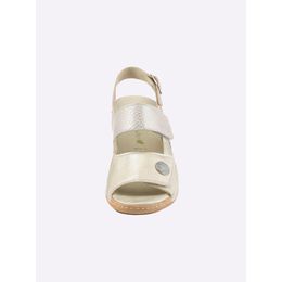 Waldl&auml;ufer WALDL&Auml;UFER Damen Sandalette, Gr. 7bronzefarben, Nubukleder, Schuhe
