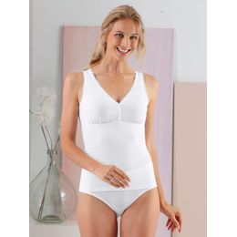 w&auml;schepur W&Auml;SCHEPUR Damen BH-Hemd, Gr. 48, wei&szlig;, 95% Baumwolle, 5% Elasthan, BHs