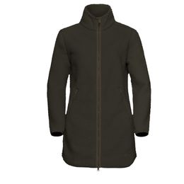 Funktionsmantel Jack Wolfskin "HIGH CURL COAT W", Damen, Gr. M, obsidian mos, Obermaterial: 100% Polyester, M&auml;ntel, W&auml;rmend, winddicht, &Uuml;bergangsjacke