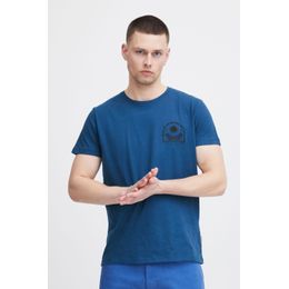 Blend Damen T-Shirt "BHTee"navy peony, Gr. M, unifarben, Web, 100% Baumwolle, Shirts, Lässiges T-Shirt mit Print