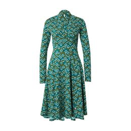 Blutsgeschwister Kleid 'Shalala Tralala Shawl' Damen Gr&ouml;&szlig;e 40 oliv / petrol / mint / tanne Winterkleid