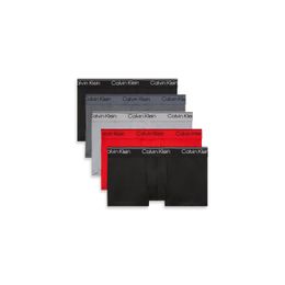 Herren Trunk "LOW RISE TRUNK 5PK", Calvin Klein Underwear, Gr. XXL, bunt, Jersey, Obermaterial: 88% Polyester, 12% Elasthan, unifarben, Unterhosen,