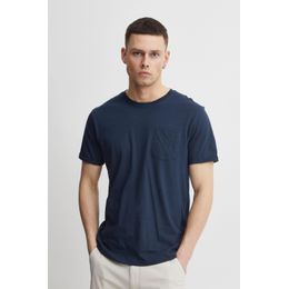 Blend Damen T-Shirt "BHNasir"marineblaus, Gr. XL, unifarben, Web, 100% Baumwolle, Shirts, Klassisches T-Shirt mit Rundhalsausschnitt