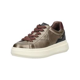 Nero Giardini Damen Plateausneaker "Nero Giardini Sneaker Leder/Synthetik", Gr. 37, braun, Leder, Synthetik, Schuhe