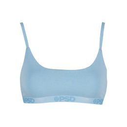 PSD Damen Sport-BH "PSD BABY BLU MDL SLD SBL", Gr. Llight blau, 47% Baumwolle, 47% Modal, 6% Elasthan, BHs