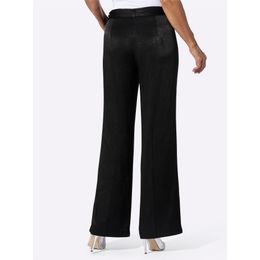 Classic Basics Damen Marlene-Hoseschwarz, Gr. 40, unifarben, 66% Viskose, 34% Polyester, Hosen