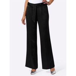 Marlene-Hose Classic Basics, Damen, Gr. 38, Normalgr&ouml;&szlig;en, schwarz, 66% Viskose, 34% Polyester, unifarben, Hosen