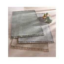 Teppich HEINE HOME, B:160cm H:10mm L:230cmbeige, Schurwolle, Wolle, Wohnzimmer, Teppiche