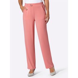 Lady Damen Jerseyhoseflamingo, Gr. 50, unifarben, 95% Polyester, 5% Elasthan, Hosen