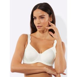 SuSa Damen Minimizer-BH, Gr. 100champagner, 77% Polyamid, 23% Elasthan, BHs