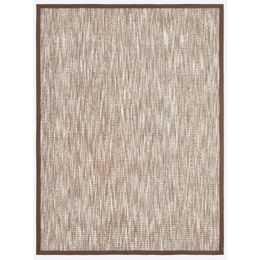 Teppich HEINE HOME Gr. 6, mocca, B:80cm H:5mm L:270cm, Schurwolle, Sisal, Wolle, Teppiche, Teppich