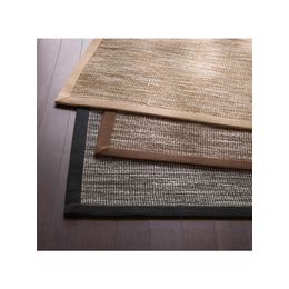 Teppich HEINE HOME, B:60cm H:5mm L:90cmschwarz, Schurwolle, Sisal, Wolle, Wohnzimmer, Teppiche