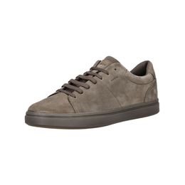 Geox Herren Sneaker "Geox Sneaker Leder/Textil", Gr. 41, beige, Leder, Textil, Schuhe